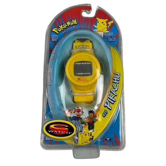 Pokemon | Accessories | Vintage Pokmon Pikachu C Watch 25 999 Tiger ...